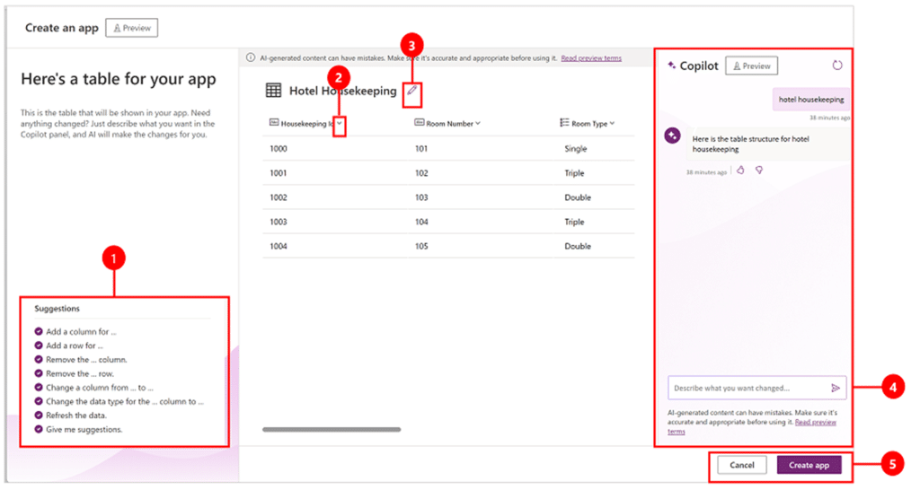 AI Copilot in Power Apps - E-mergo